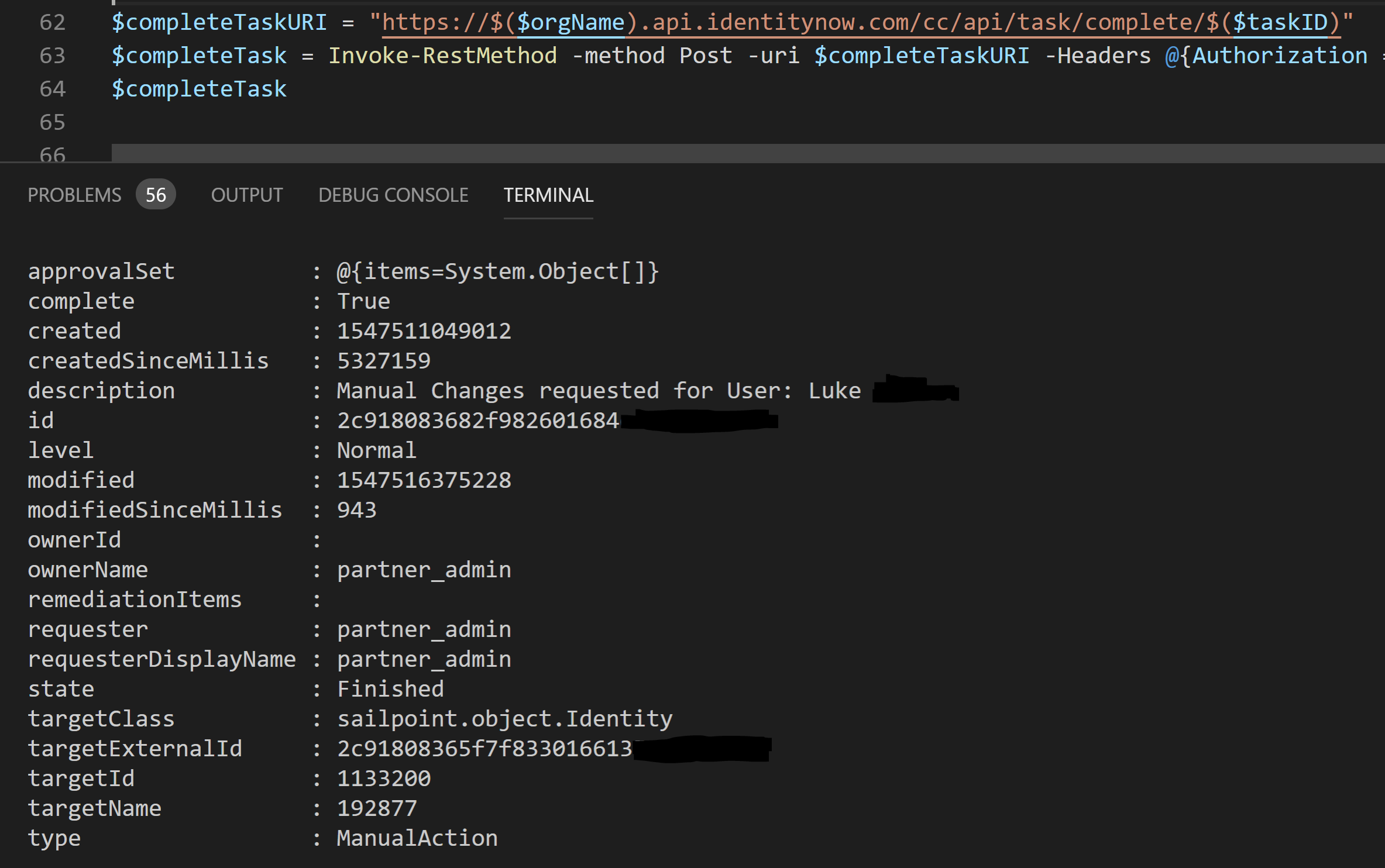 Managing Sailpoint Identitynow Tasks With Powershell Darrenjrobinson